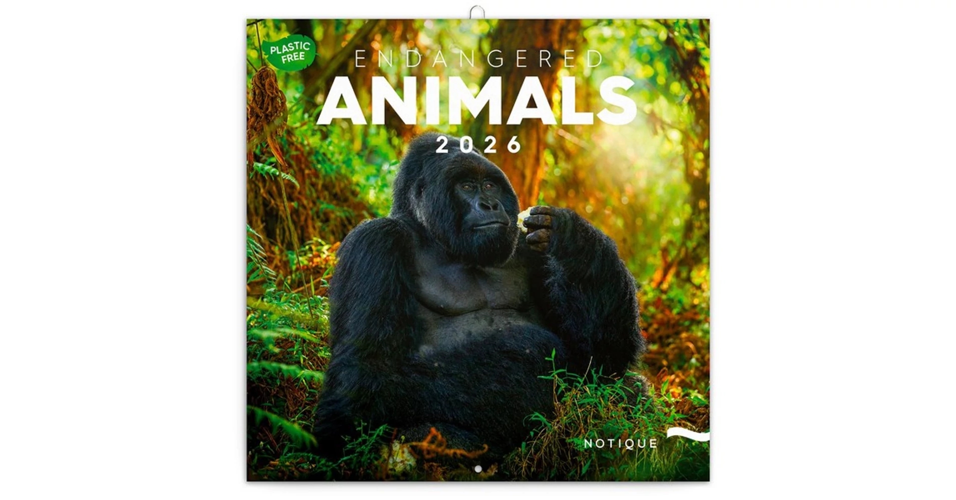 Falinaptár 2026 Endangered Animals - Védje a természetet!
