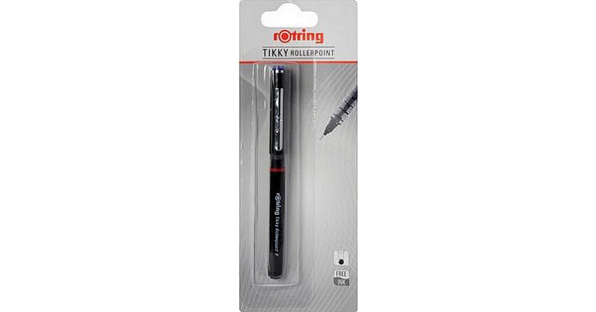 Rotring, Rollertoll Rotring 0,5mm Rollerpoint Tikky F - fekete / B1 ...