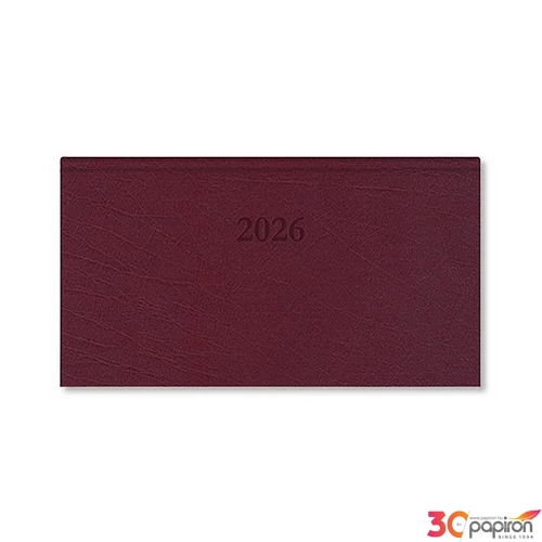 Period, Zsebnaptár Period Standard 202 fekvő bordó műbőr 2026 P4114 ...