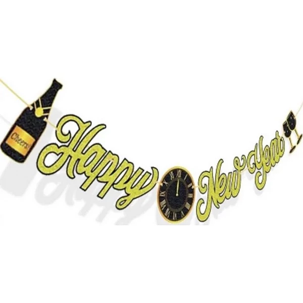 Dekor, Party banner szilveszteri Happy New Year , SDPADEK0003465, ára ...